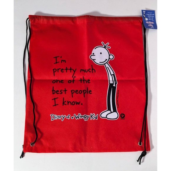 Unbranded | Bags | Diary Of A Wimpy Kid Drawstring Cinch Backpack Tote ...